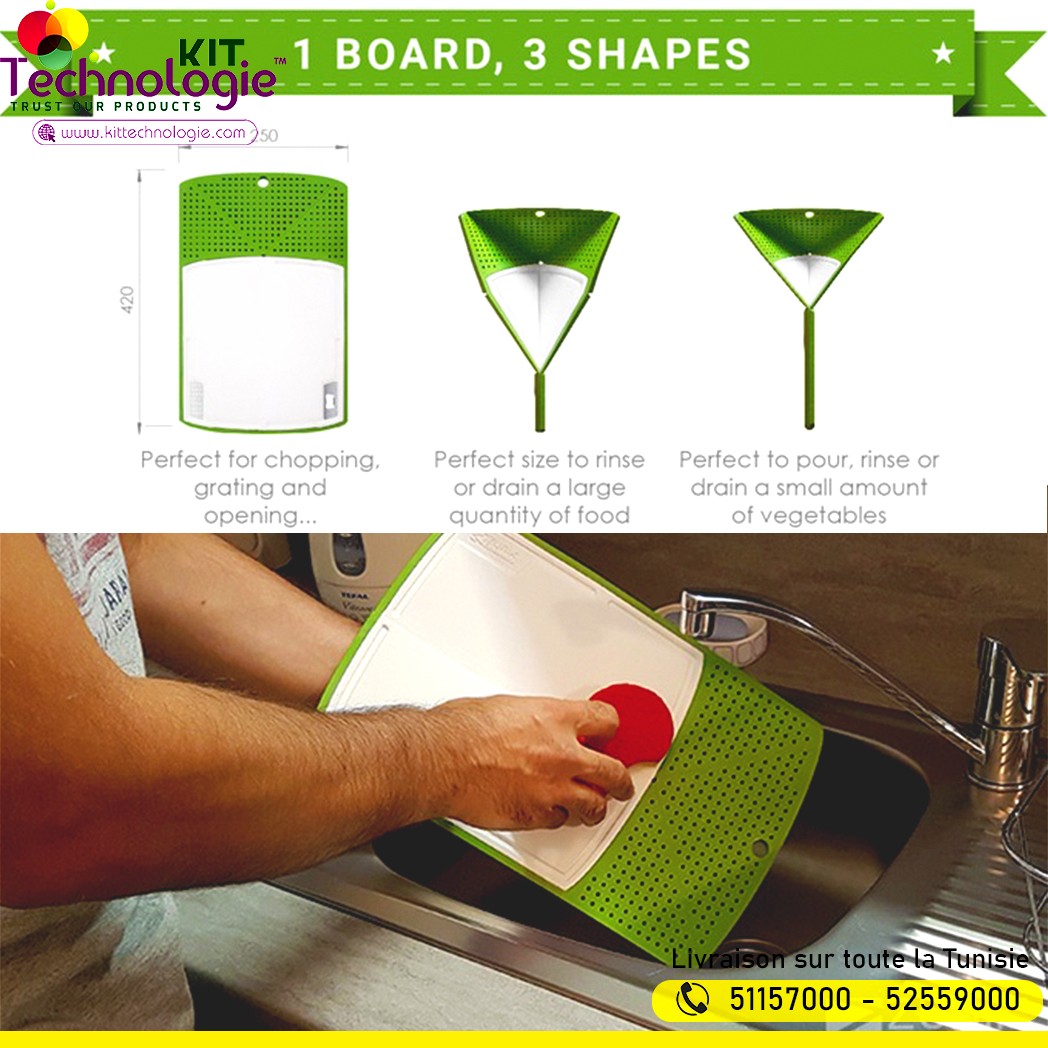 Planche à découper multifonction 5 en 1 - Kit Technologie